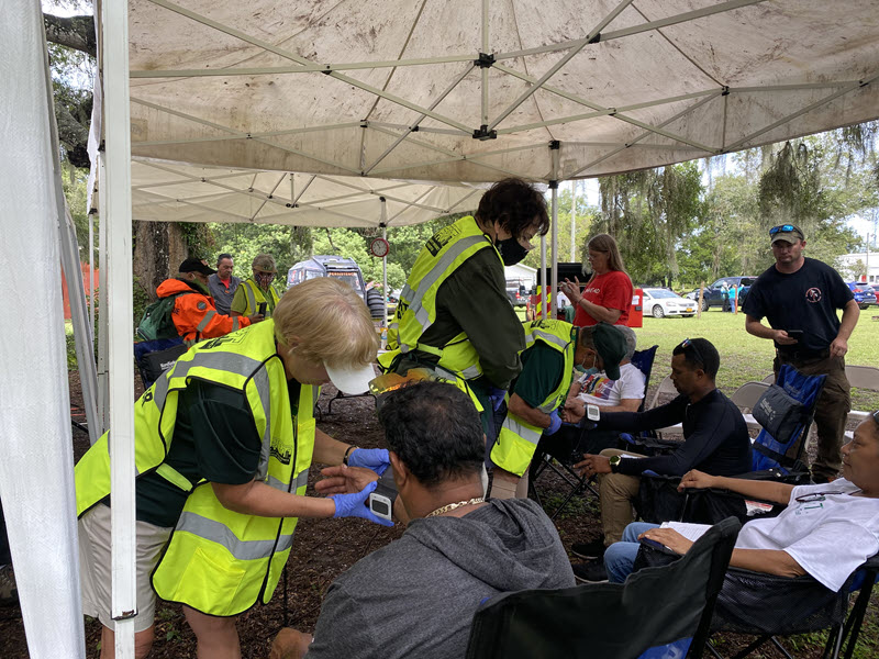 Corporations Provide Donations Through Time, Sacrifice And Materials