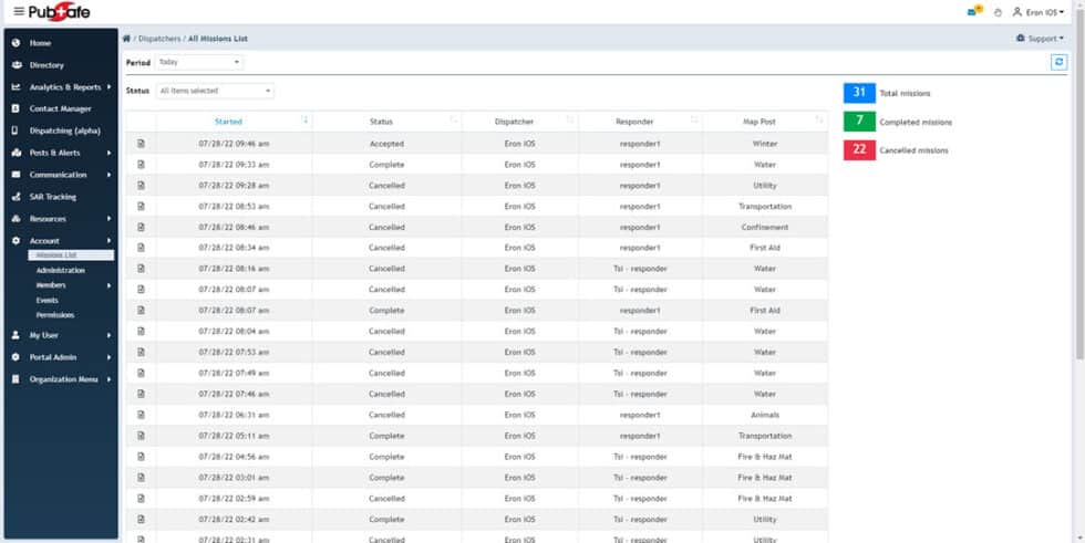 PubSafe - Public Safety Software