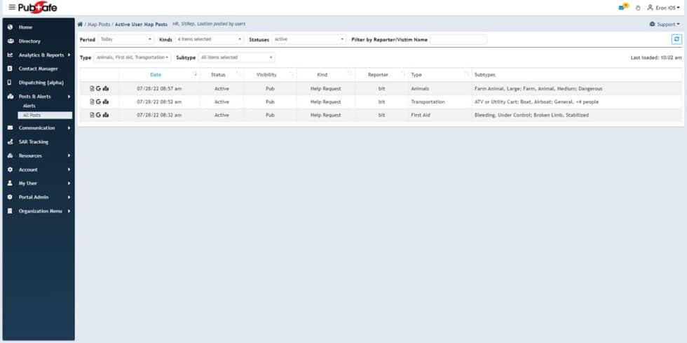 PubSafe - Public Safety Software