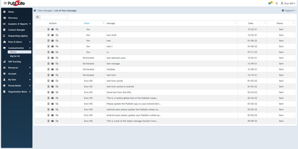 PubSafe - Public Safety Software